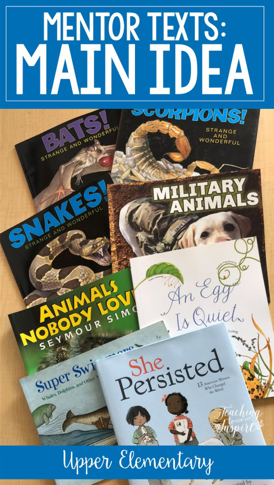 Read Alouds For Teaching Main Idea Mentor Texts For Reading Read Alouds For Teaching Main Idea Mentor Texts For Reading