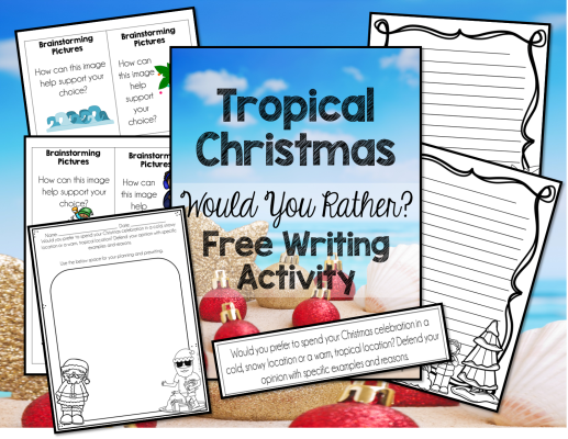 Division Fun and a Tropical Christmas Freebie - Teaching with Jennifer ...