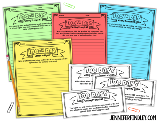 100th Day of School Activities for Upper Elementary
