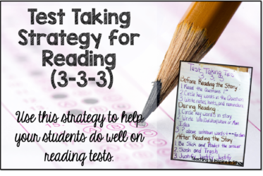 Test Taking Tips for Reading - Teaching with Jennifer Findley