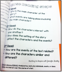 How to Embed Close Reading in a Reading Lesson - Teaching with Jennifer ...