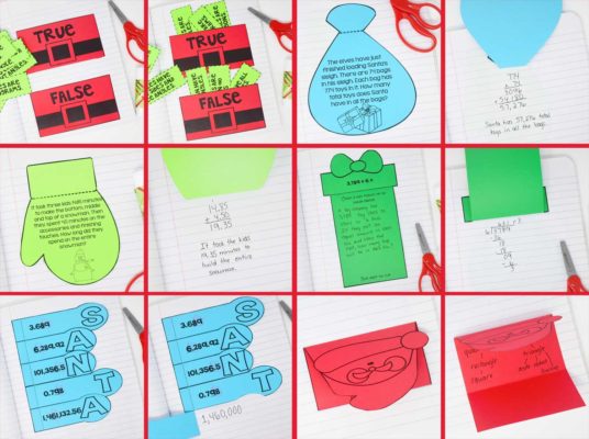 FREE Christmas Math Review for 5th Grade - Teaching with Jennifer Findley