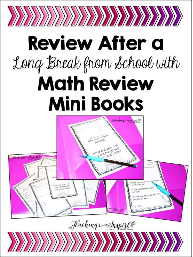 How to Review After a Long Break from School - Teaching with Jennifer ...