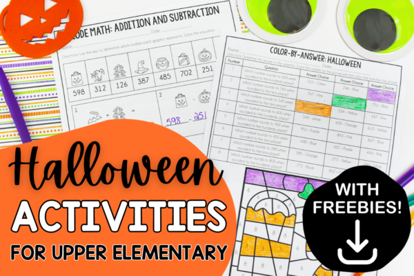 The Day After Halloween Math Activity (Free!)