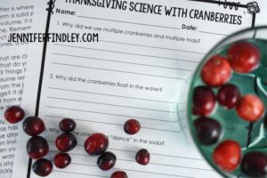 Thanksgiving Science Activities {With Cranberries} - Teaching with ...
