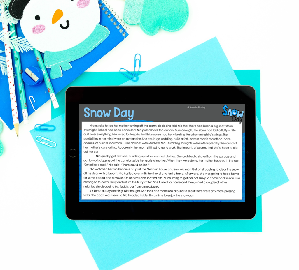 Winter Activities for Upper Elementary - Teaching with Jennifer Findley