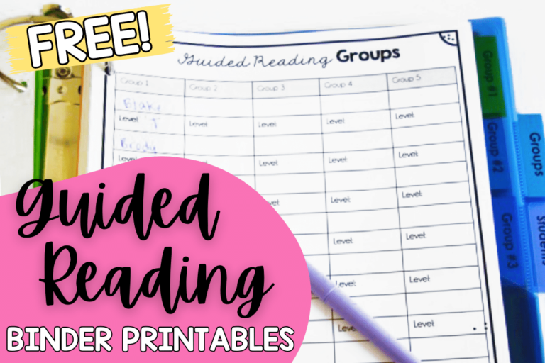 Guided Reading Archives - Teaching with Jennifer Findley