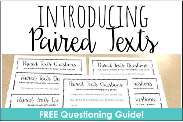 Introducing Paired Texts and Paired Passages - Teaching with Jennifer ...