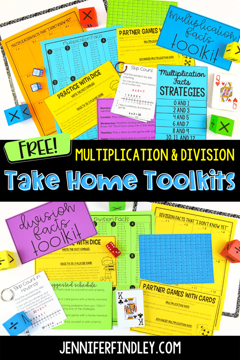 Multiplication and Division Practice | Free Math Facts Take Home Kits ...