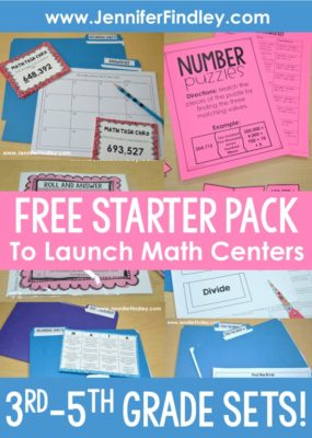 How to Launch Guided Math Centers in Upper Elementary - Teaching with ...