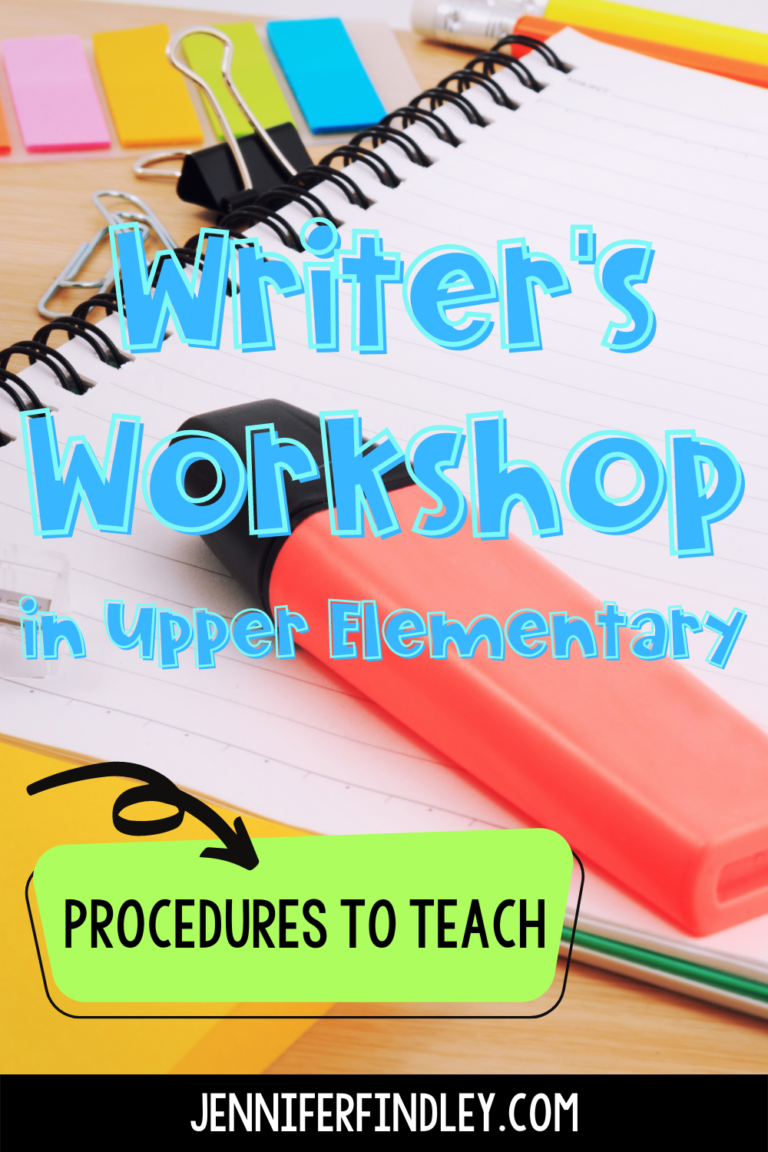 Writer S Workshop Procedures To Teach Teaching With Jennifer Findley