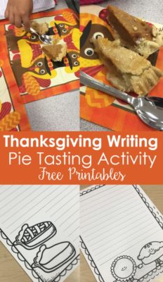 Thanksgiving Writing Activities | Pie Tasting - Teaching with Jennifer ...