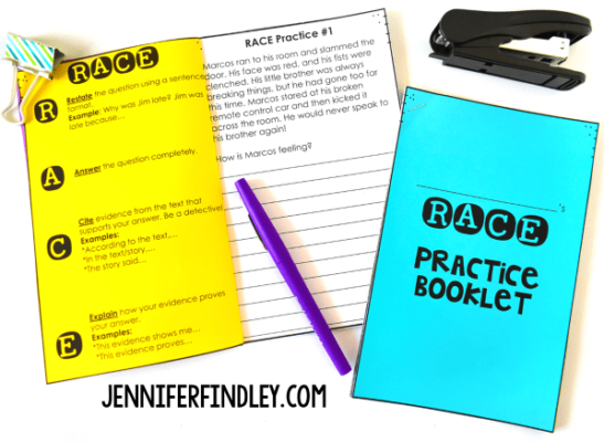 Tips for Teaching RACE Constructed Response Strategy - Teaching with ...