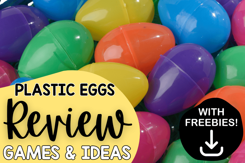 Review Games and Ideas with Plastic Eggs - Teaching with Jennifer Findley