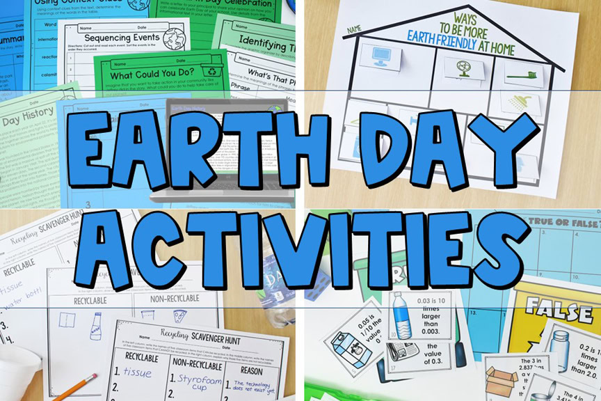 Free Earth Day Reading Activities - Teaching with Jennifer Findley