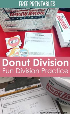 FREE Division Practice with Donuts Activities - Teaching with Jennifer ...