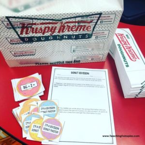 FREE Division Practice with Donuts Activities - Teaching with Jennifer ...
