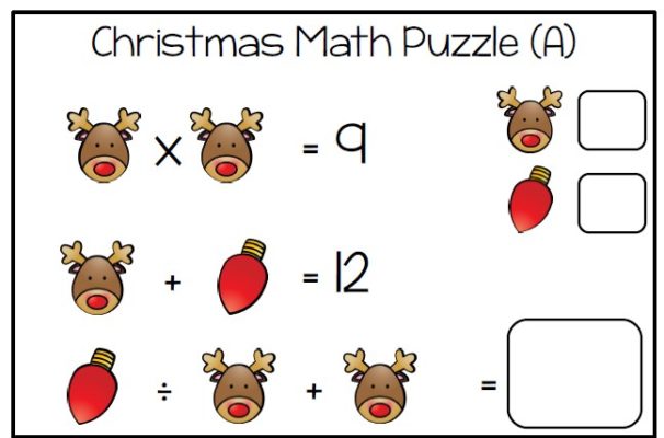 Free Math Puzzles for the Entire Year | Seasonal and Holiday Themes
