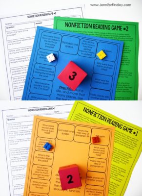 Free Reading Games and Activities for Launching Reading Centers