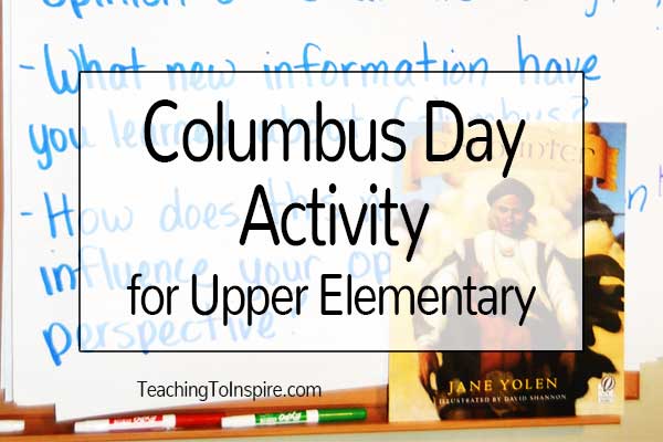 Columbus Day Activity for Upper Grades - Teaching with Jennifer Findley