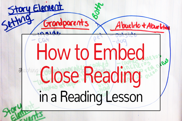 How to Embed Close Reading in a Reading Lesson - Teaching with Jennifer ...
