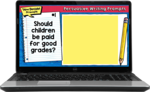 Engaging Persuasive Writing Prompts (Free Download)