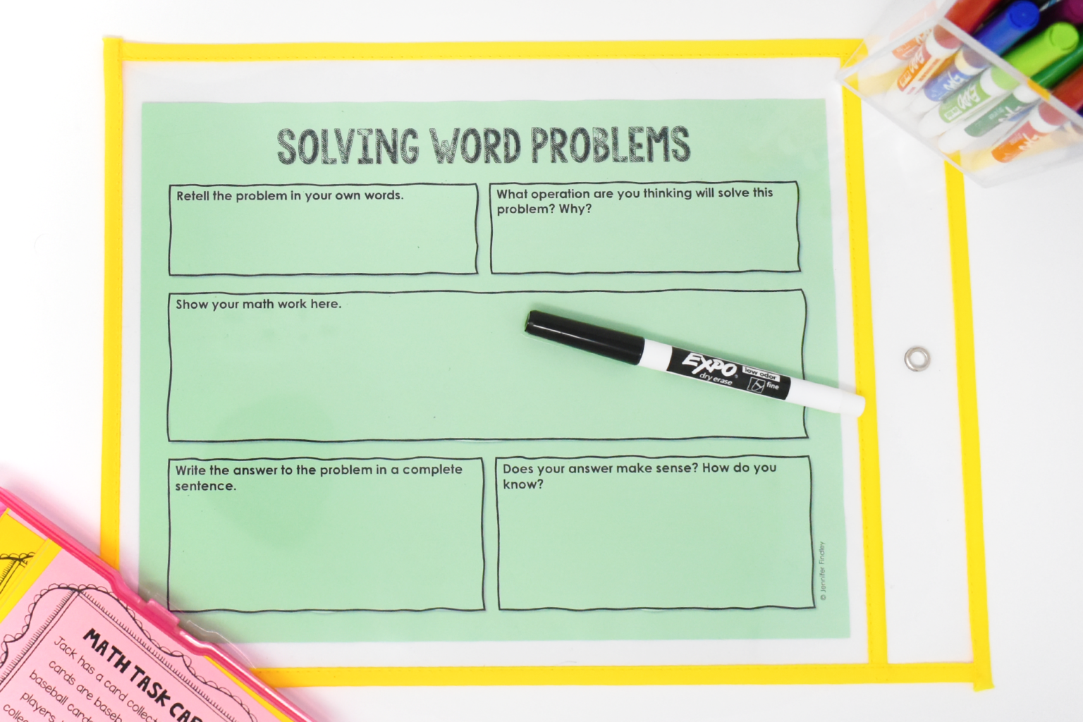 Word Problem Strategies : Analyzing Word Problems with Free Organizers/Mats