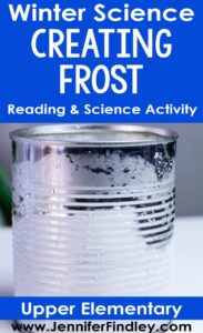 Winter Science Activity : Creating Frost - Teaching with Jennifer Findley