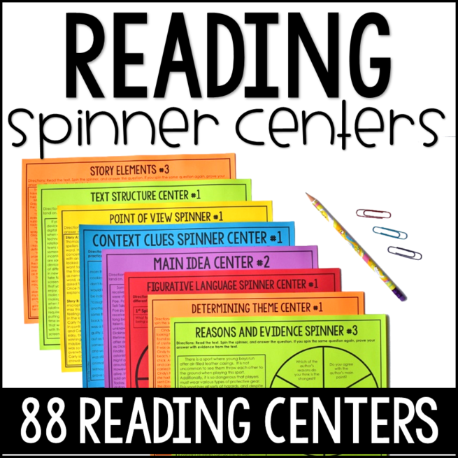 Free 4th and 5th Grade Reading Activities - Teaching with Jennifer Findley
