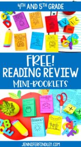 Free Reading Review Mini-Booklets for 4th and 5th Grade