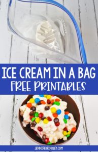 Making Ice Cream in a Bag (Free Printables) - Teaching with Jennifer ...