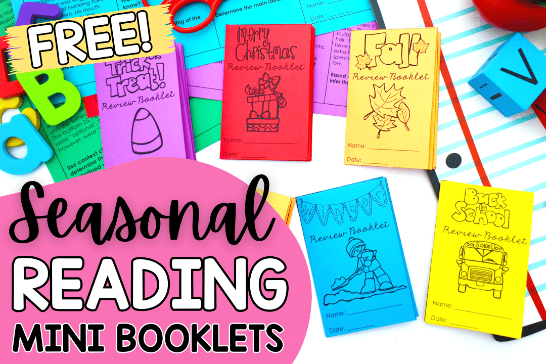 Free Reading Review Mini-Booklets for 4th and 5th Grade