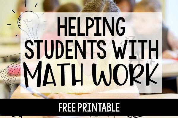 Math Strategies | Helping Students with Math Practice or Homework