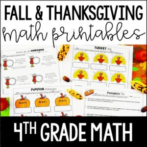 Thanksgiving Activities for Upper Elementary - Teaching with Jennifer ...