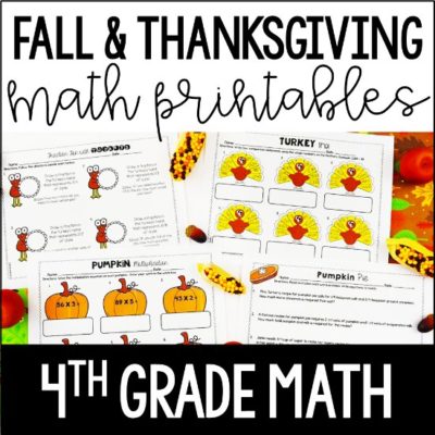 Fall Activities for Upper Elementary Classrooms - Teaching with ...