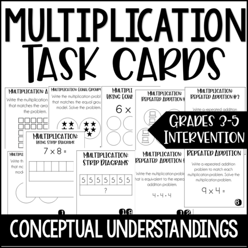 Multiplication Strategies for 4th and 5th Grade