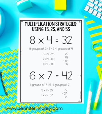Multiplication Strategies for 4th and 5th Grade