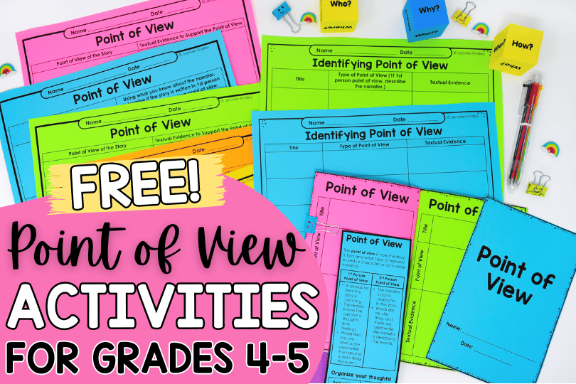 Free Point of View Activities - Teaching with Jennifer Findley