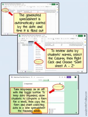 Free Daily Check-In Google Forms for Distance Learning