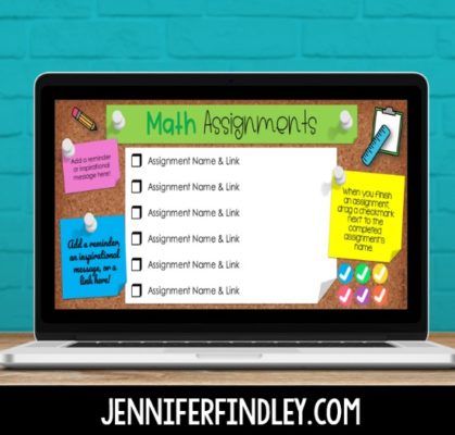 Free Assignment Checklists for Google Classroom