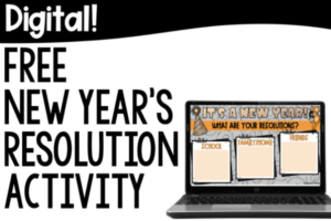 New Year’s Resolution Activity (Digital + Printable)