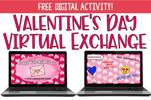 Free Digital Valentine's Day Exchange - Teaching with Jennifer Findley