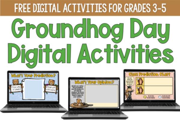 Free Groundhog Day Digital Activities - Teaching with Jennifer Findley