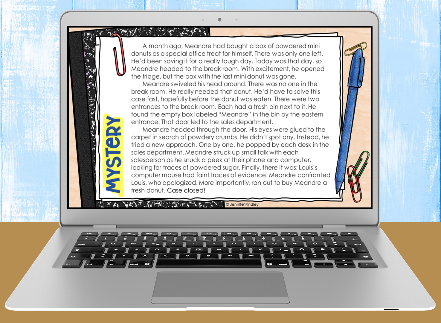 Free Digital Reading Activities - Teaching with Jennifer Findley