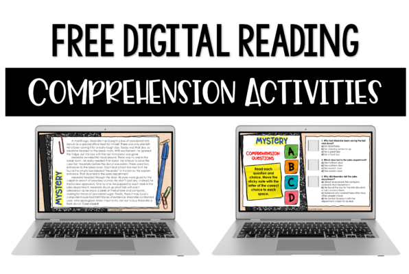 Free Digital Reading Activities - Teaching with Jennifer Findley