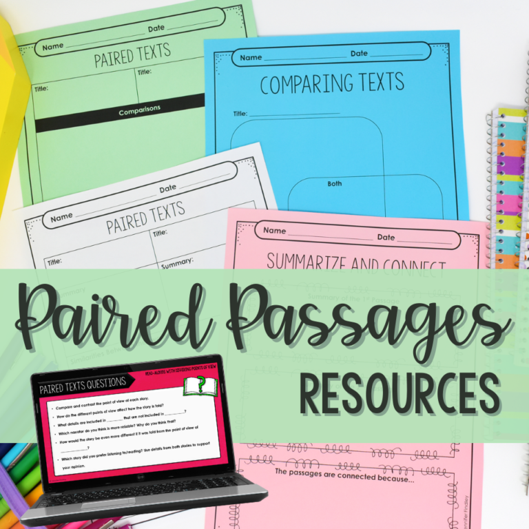 Free Resources for Teaching Paired Passages