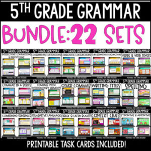 Free Parts of Speech Posters - Teaching with Jennifer Findley