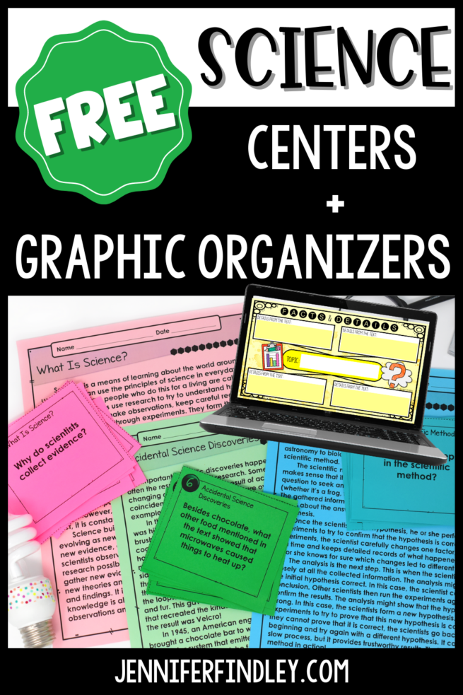 Free Science Activities - Science Centers and Graphic Organizers