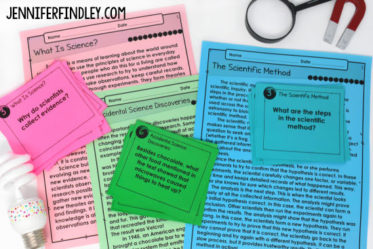 Free Science Activities - Science Centers and Graphic Organizers