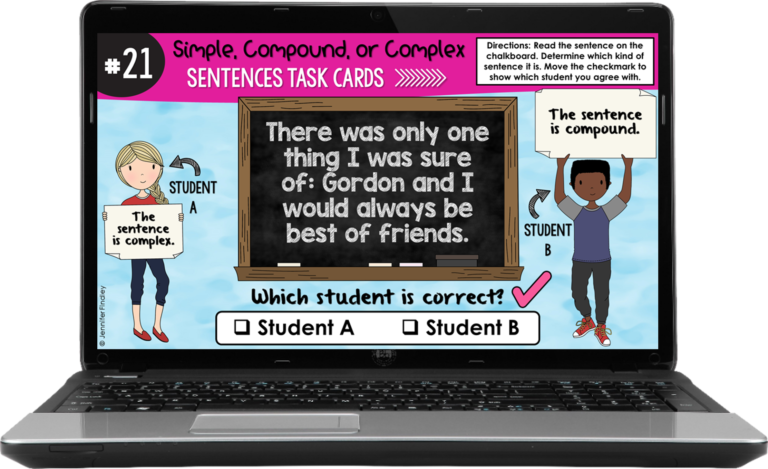 Free Simple, Compound, and Complex Sentences Activities